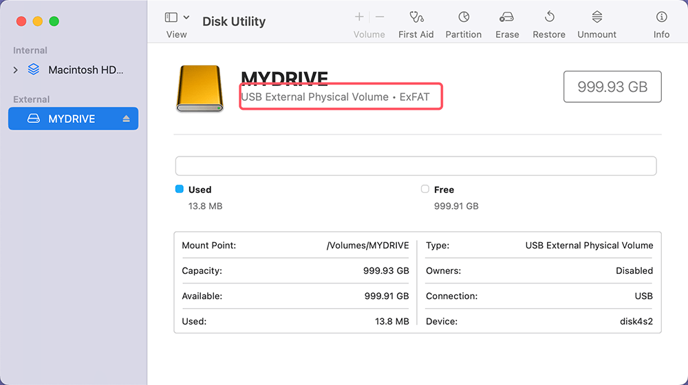 How to Format an APFS Drive to ExFAT on macOS and Windows?