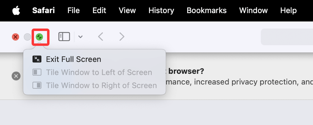 How to Enter or Exit Full Screen Mode on Mac?