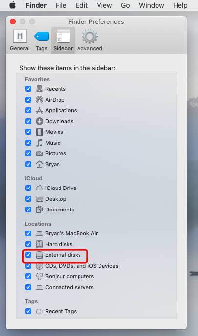 Solved: Hard Drive/External Hard Drive/USB Drive/Memory Card/Camera Not Showing Up on Mac