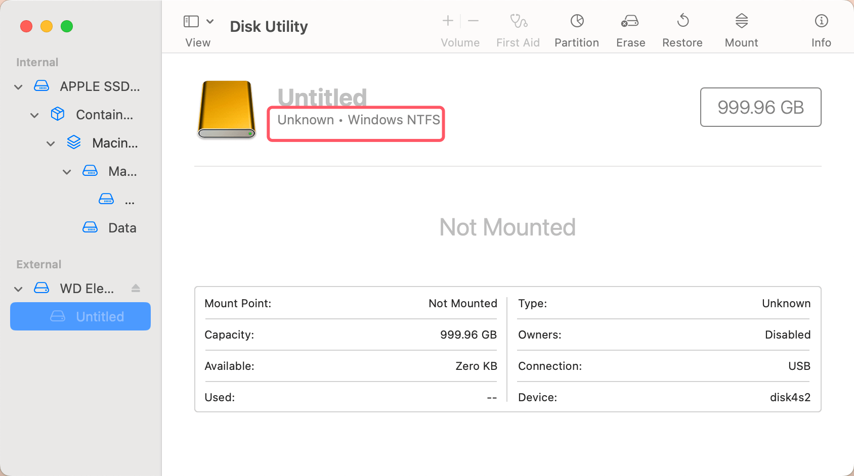 Fix Ntfs Drive Is Read Only On Macos Big Sur Withwithout Formatting