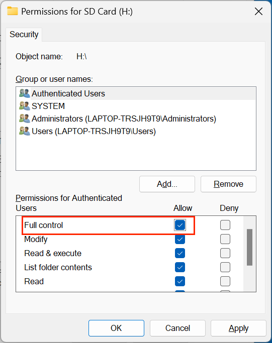 (6 Fixes) Fix SD Card Access Denied Without Losing Data