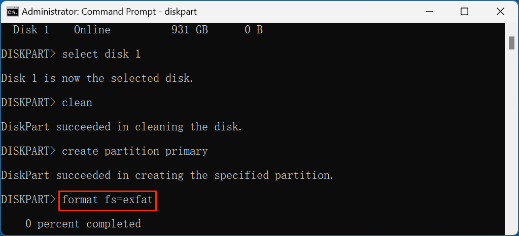 How To Format An Sd Card Using Command Prompt Cmddiskpart