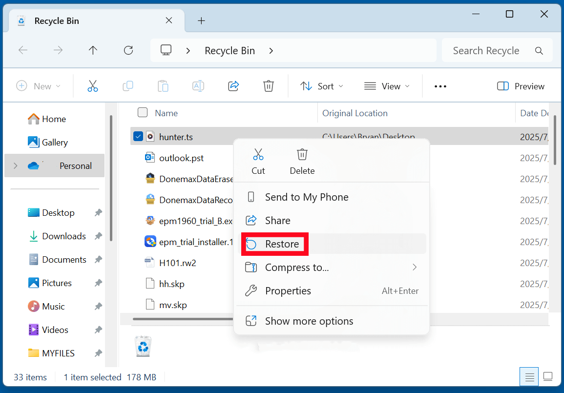 Recover Deleted .ts File | Best 4 Solutions to Restore TS Video Files
