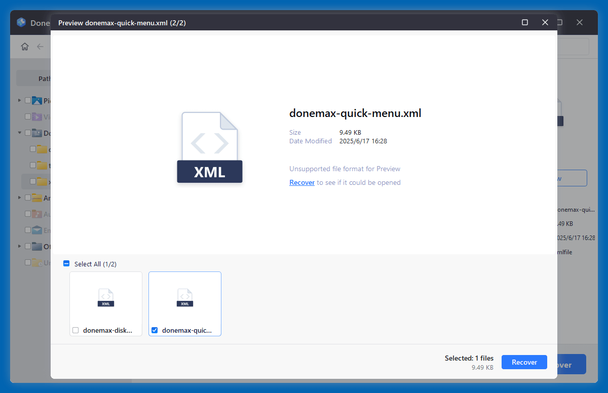What Is An Xml File And How To Recover Deleted Xml Files Easily