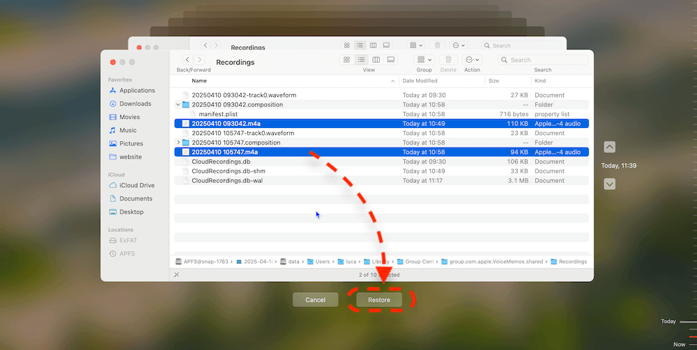 How to Locate Voice Memos on Mac?