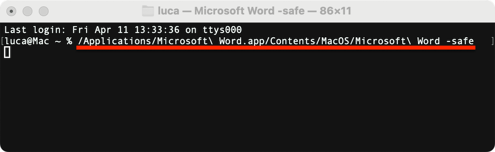 Fix the Error on Mac- Word Cannot Open the Document: User Does Not Have Access Privileges